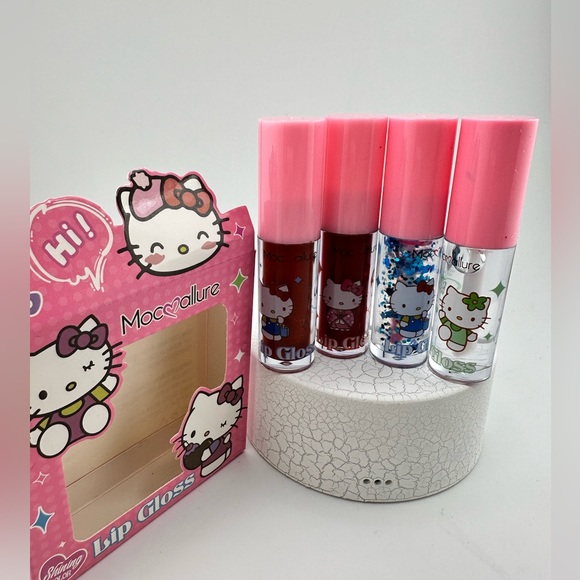 Mocallure | Makeup | Hello Kitty Mocallure 4 Pack Lip Kit Blue Glitter ...
